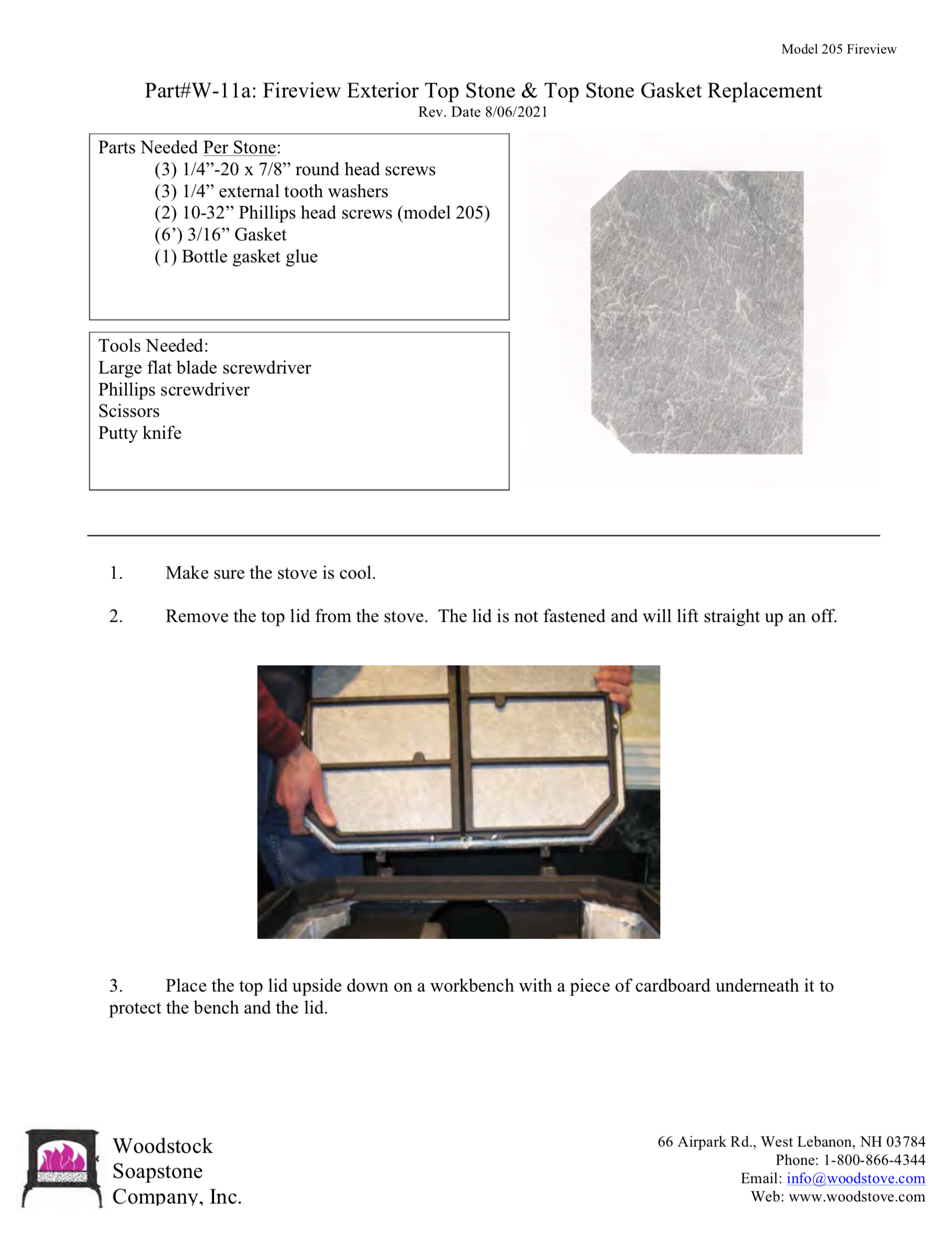 Fireview 201/205-Classic 200 Top Stone